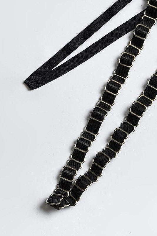 Cut Out 4-Piece Garter Belt - Dessous — Pole